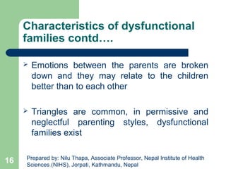 Functional and dysfunctional families | PPT