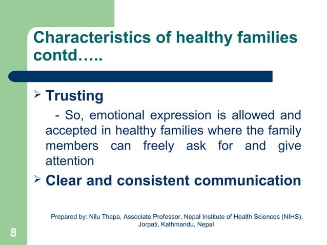 Functional and dysfunctional families | PPT