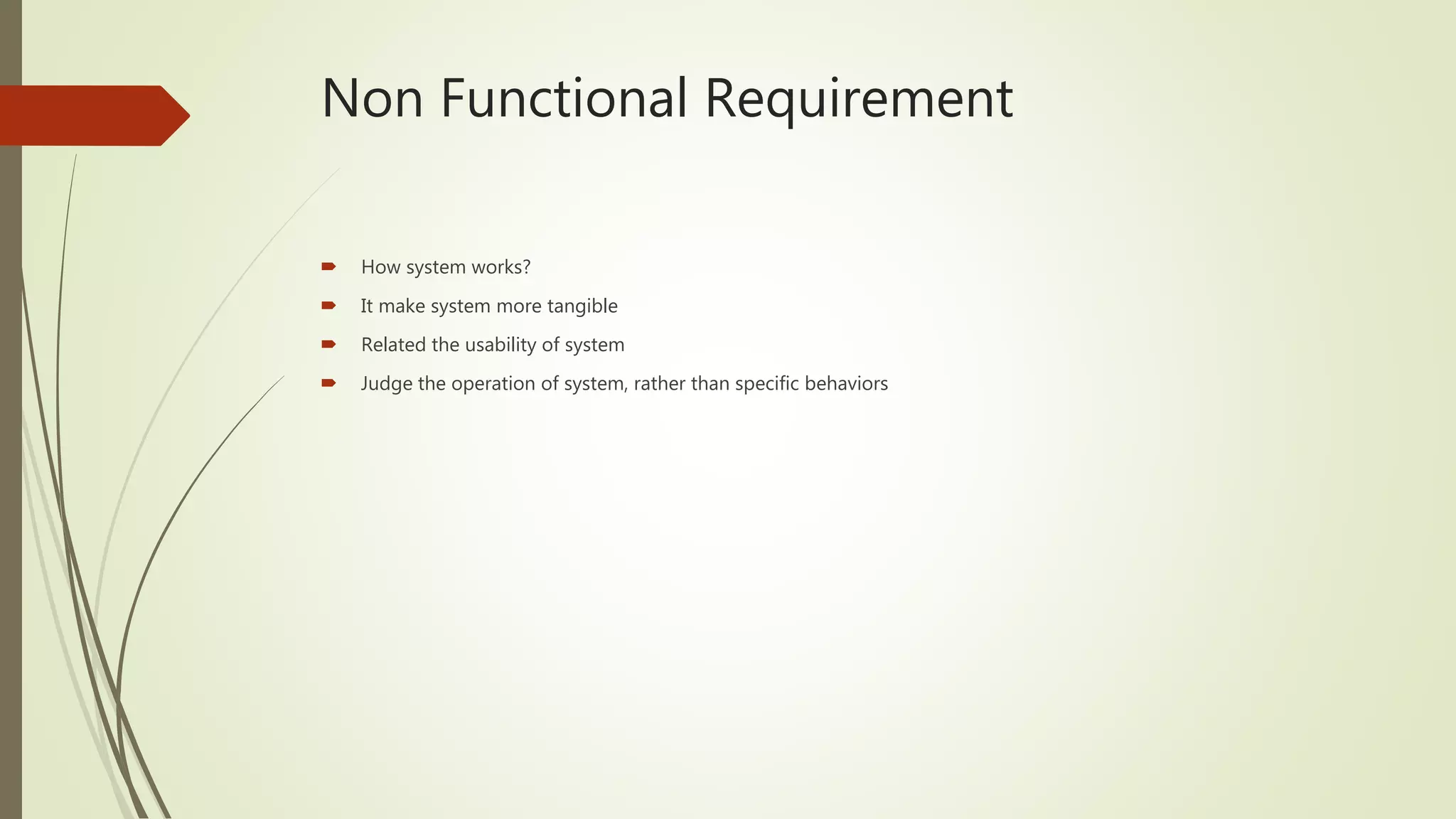 Functional and non functional | PPTX
