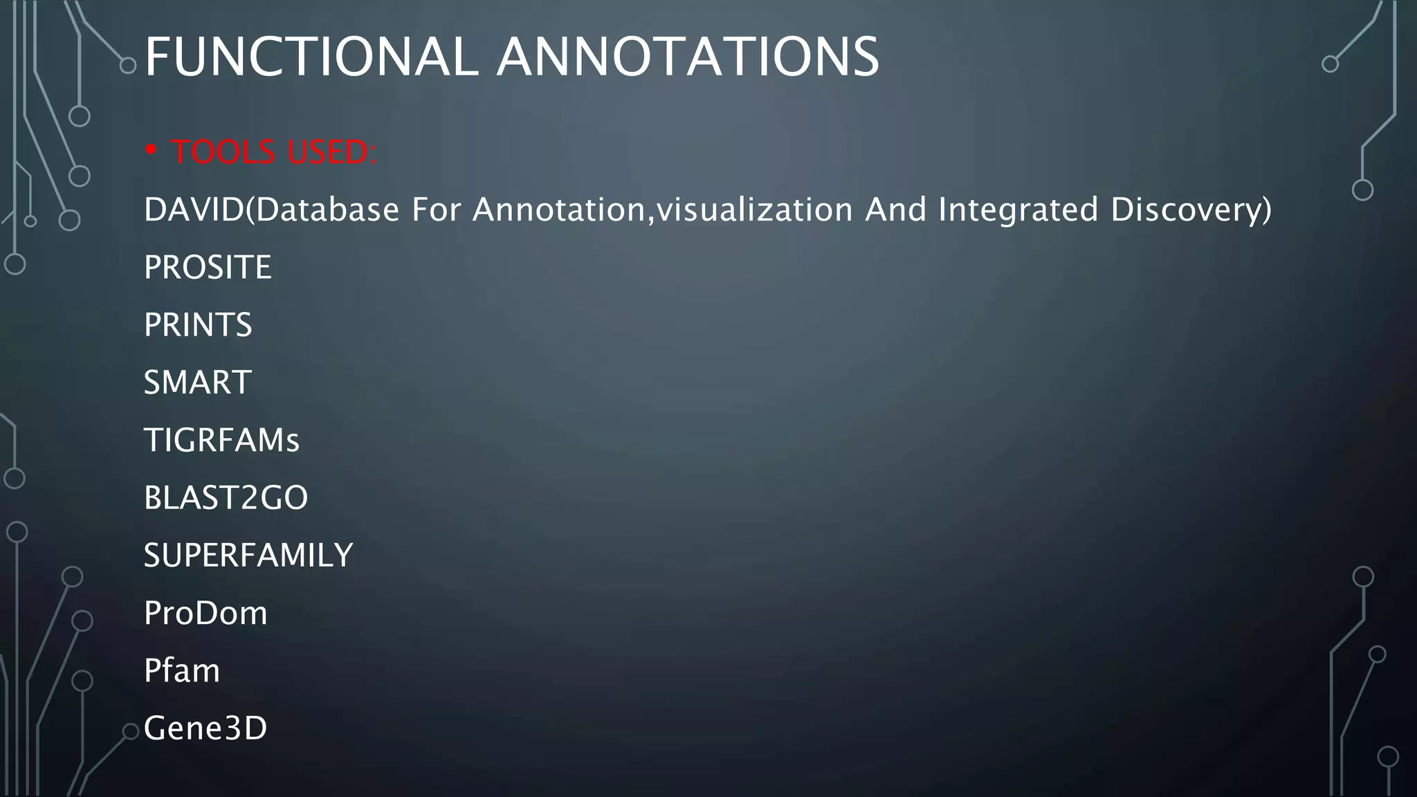 Functional annotation- prediction of genes.pptx