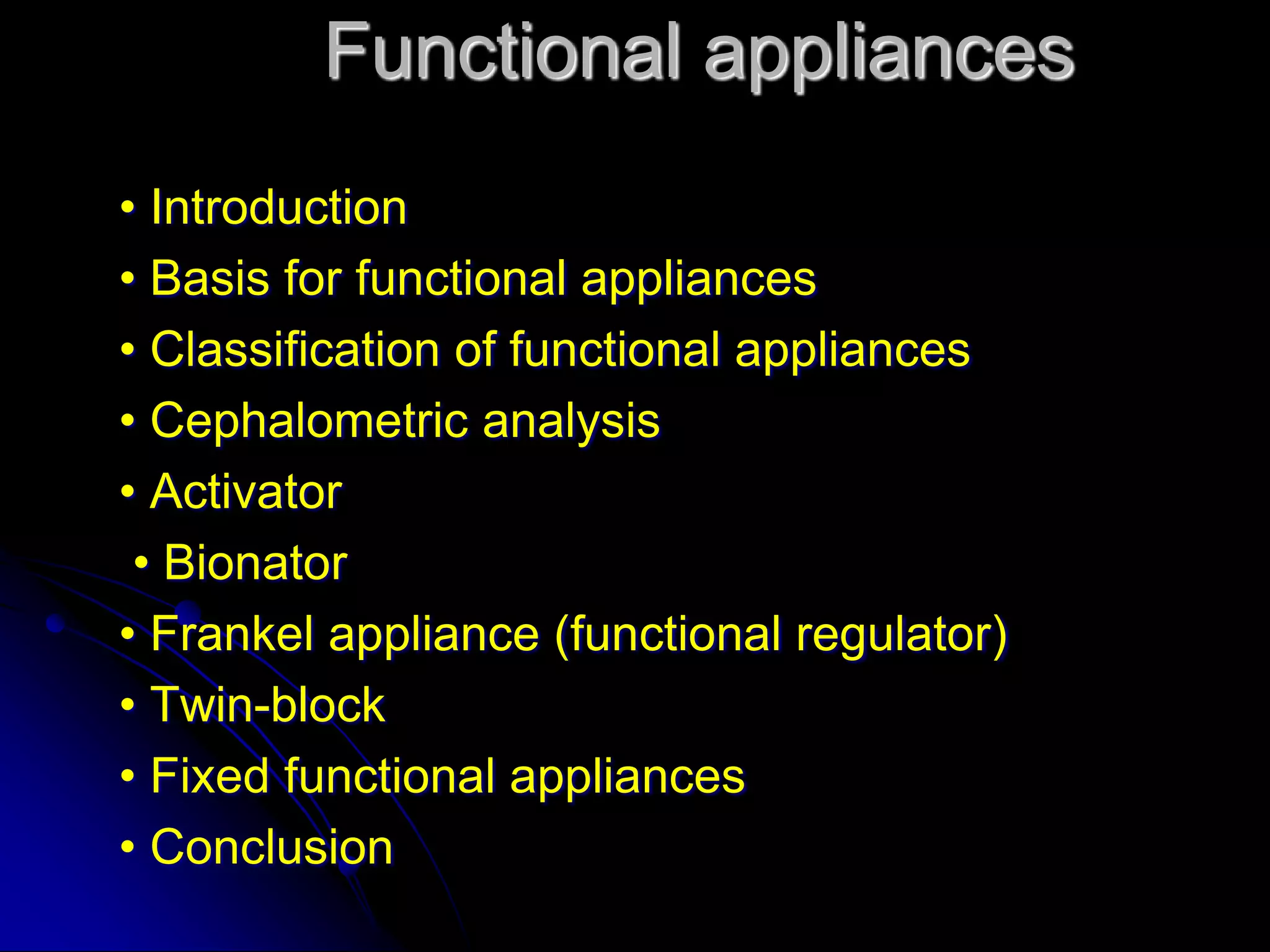 Functional appliances | PPT