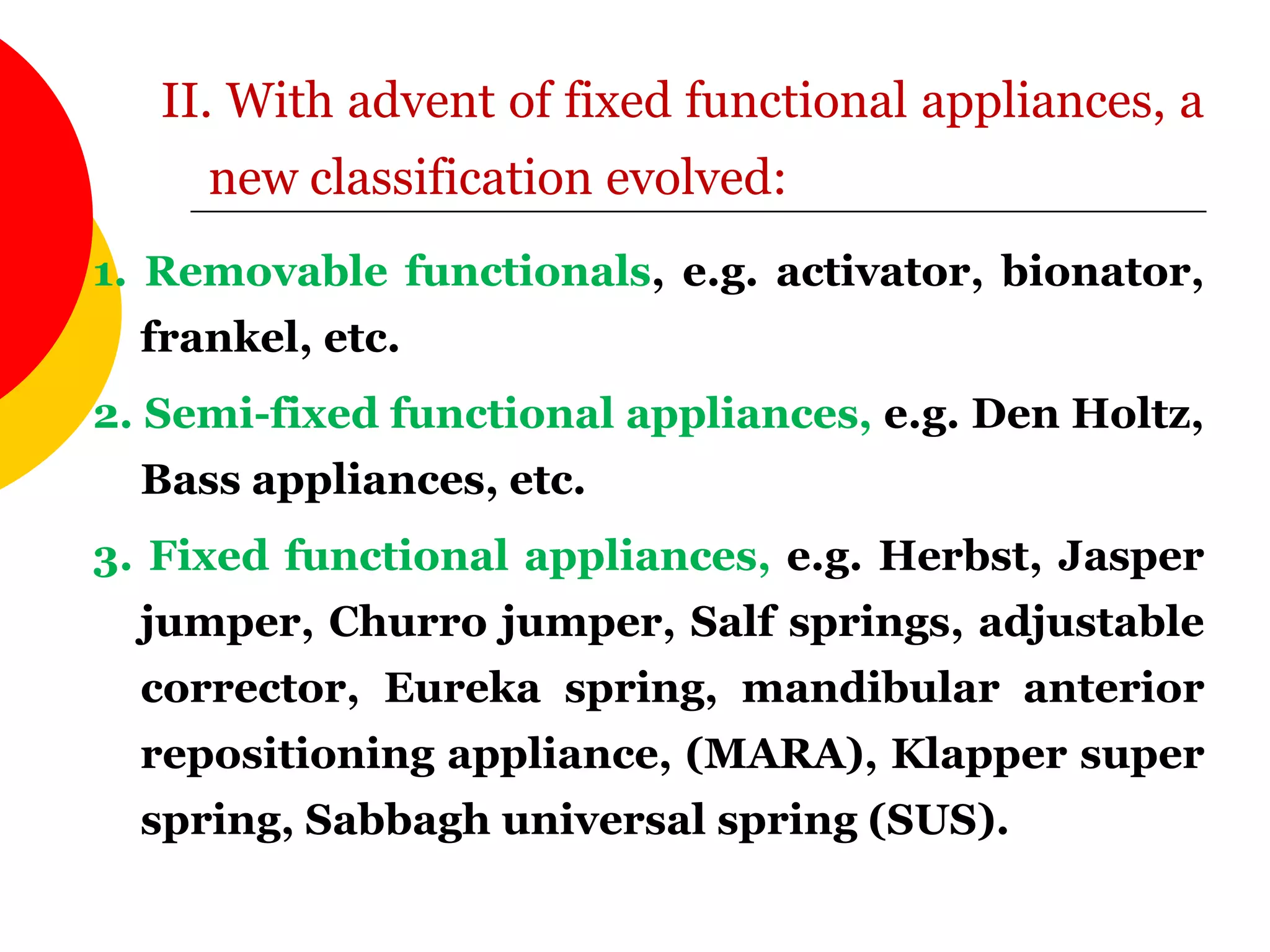 Functional appliances | PPT