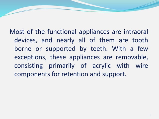 Functional appliances | PPT | Oral care | Personal Care