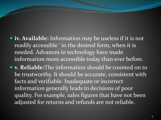 Functional applications of information system | PPT