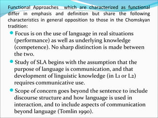 Functional approaches | PPT