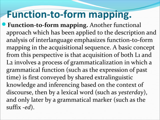 Functional approaches | PPT
