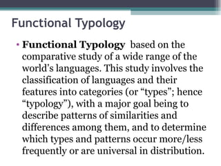 Functional approaches | PPT