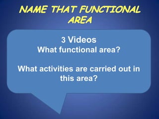 Functional areas | PPTX