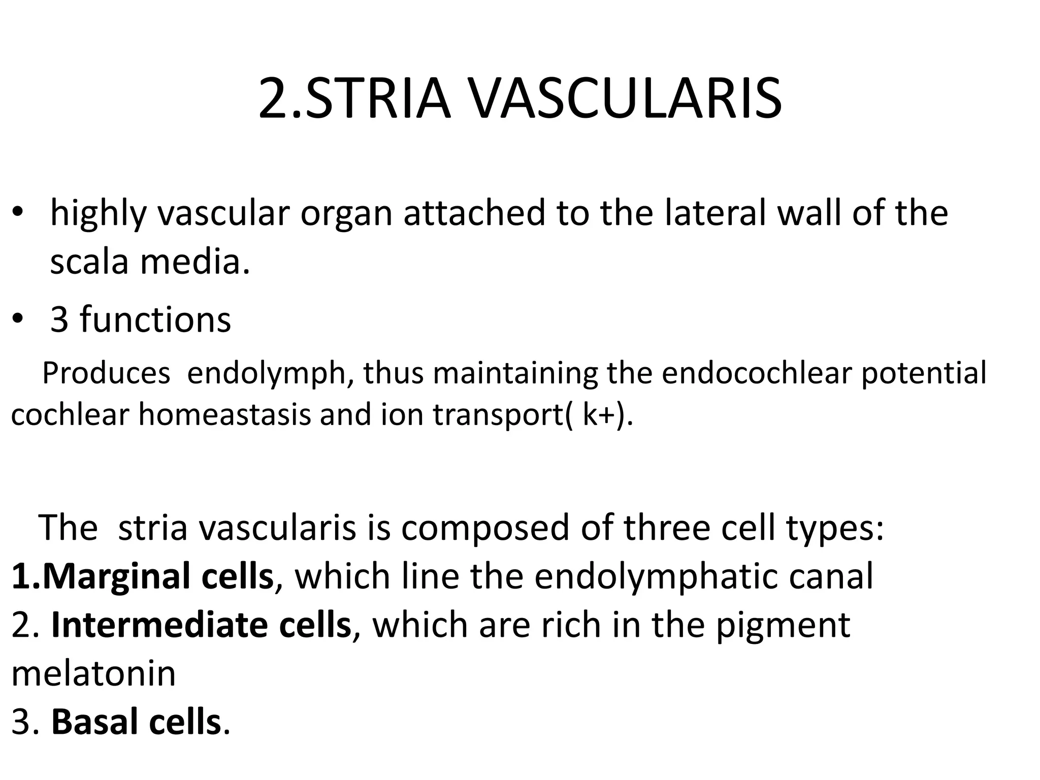 Functional aspects of cochlea | PPT