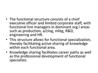 Functional aspects of structure (1) | PPTX