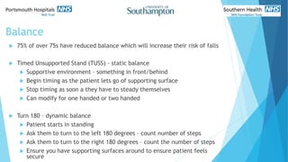 Focus on Frailty breakout session: Functional Assessment for People ...