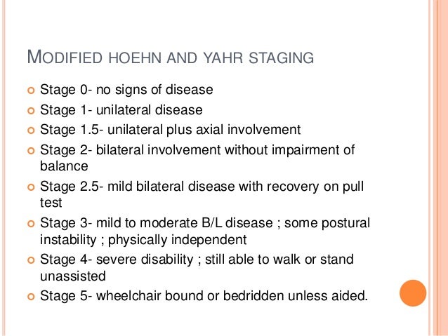 Functional assessment scale for parkinson disease