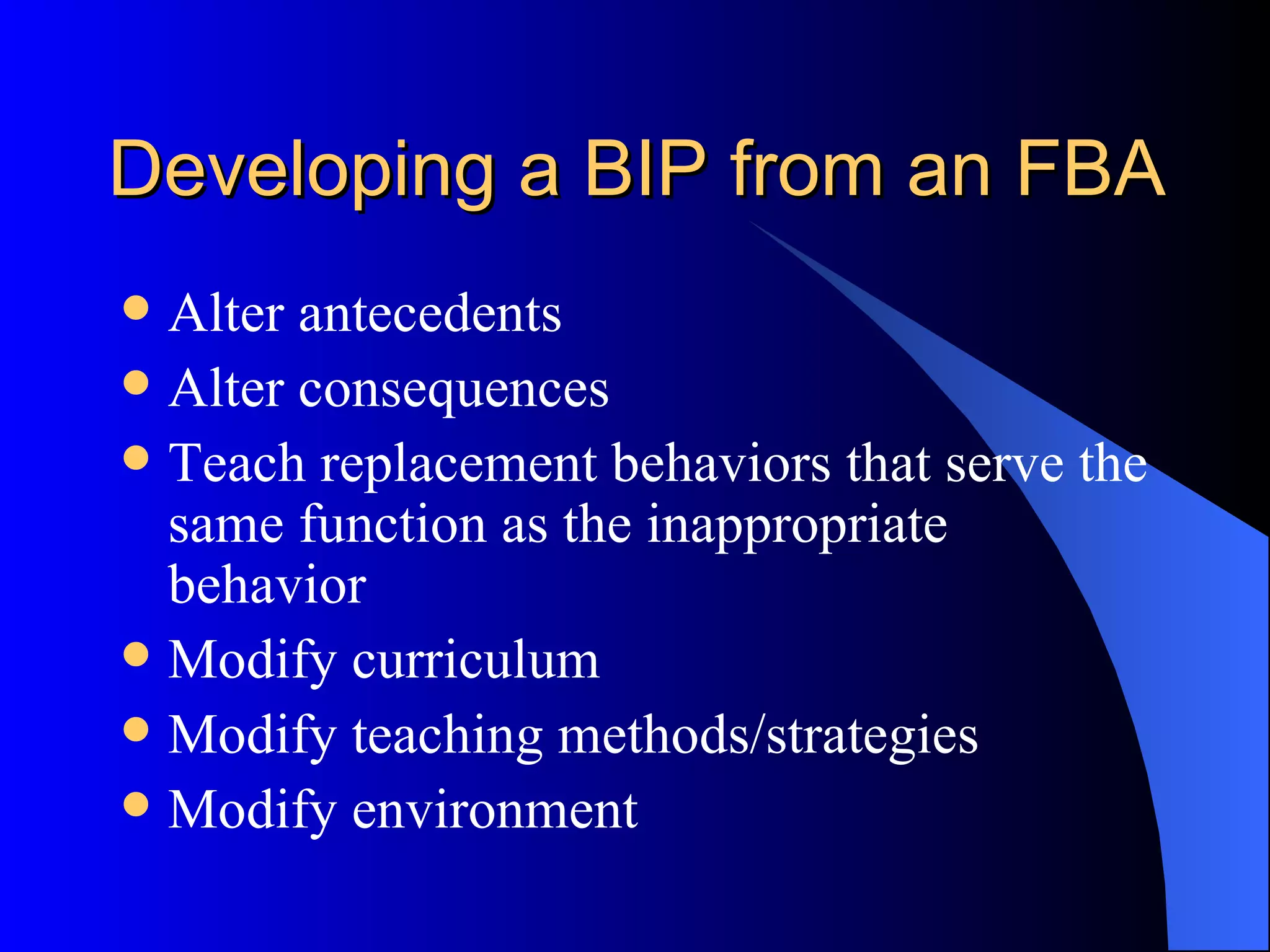 Functional Behavioral Assessments | PPT
