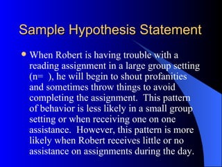 Functional Behavioral Assessments | PPT
