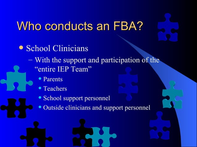 Functional Behavioral Assessments | PPT