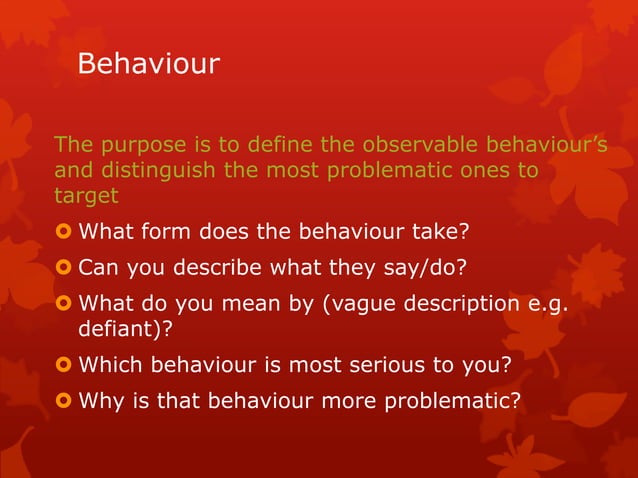Functional behavioural assessment | PPTX | Parenting | Family and ...