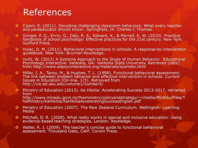 Functional behavioural assessment | PPT