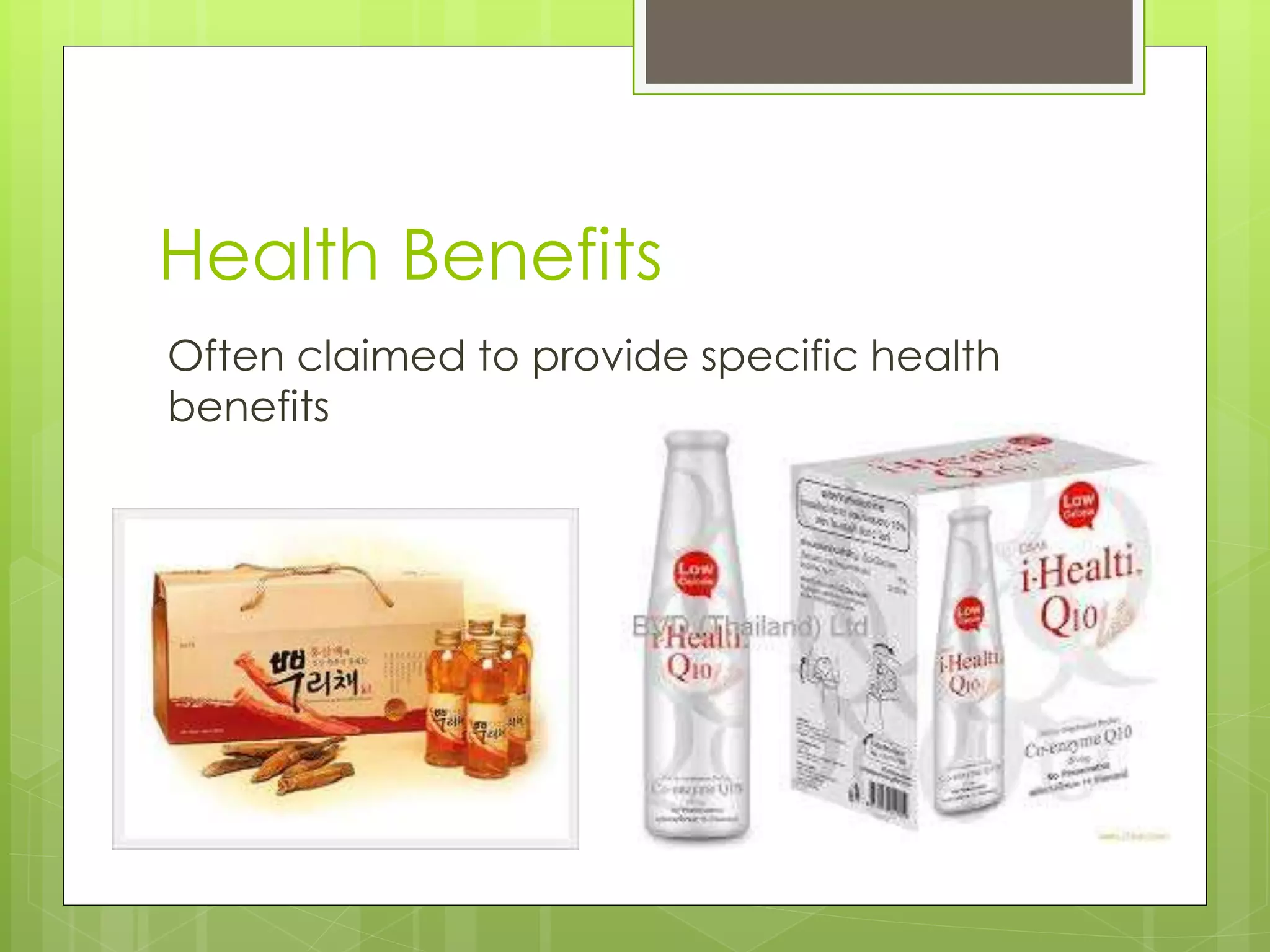 Functional beverages | PPTX