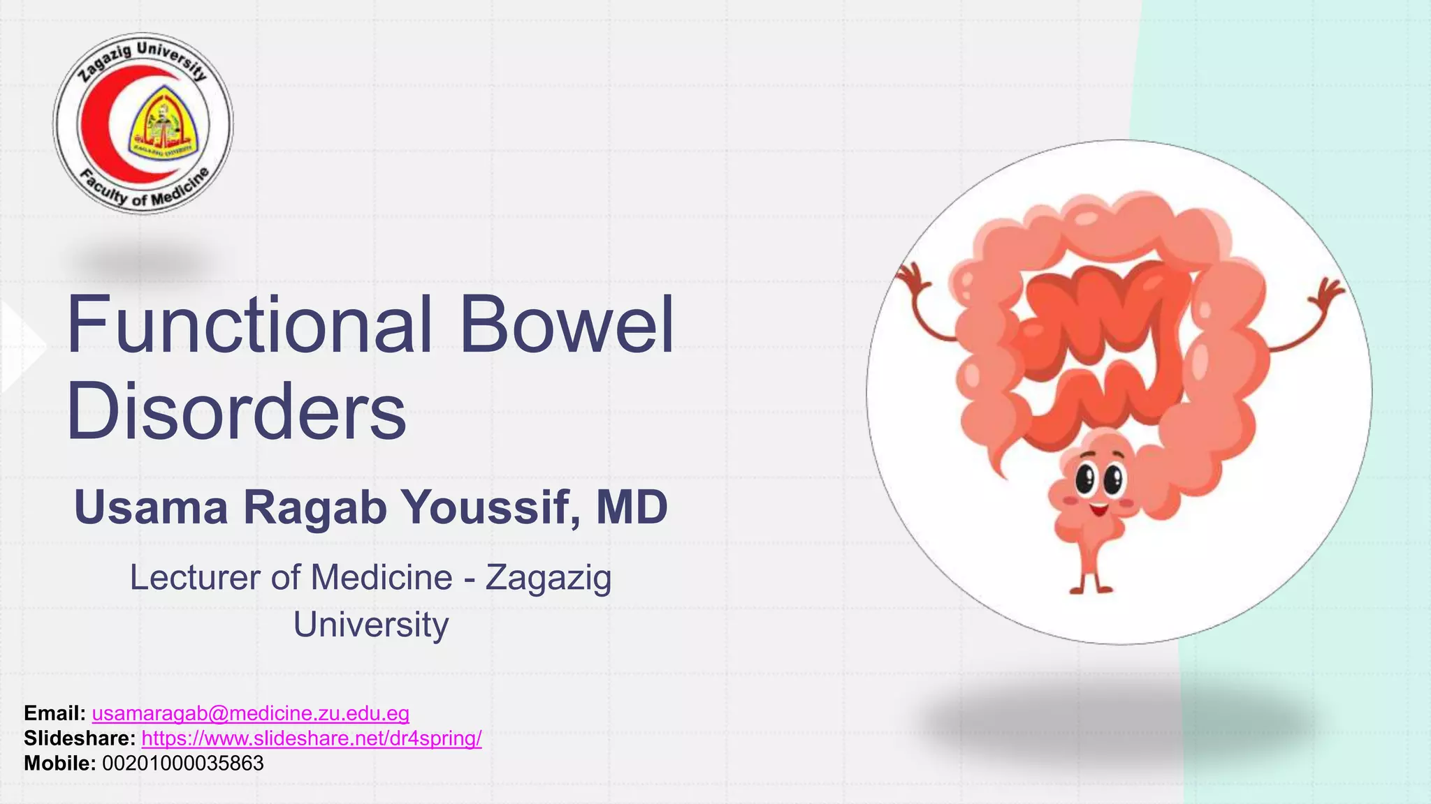 Functional bowel disorders | PPTX | Digestive Disorders | Diseases and ...
