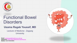 Functional bowel disorders | PPT