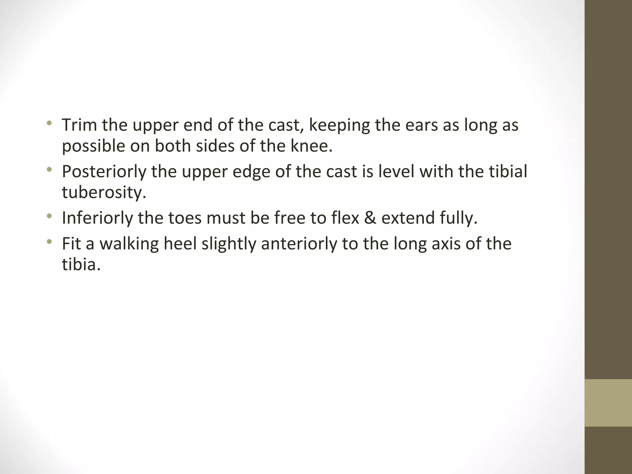 Functional cast bracing | PPT