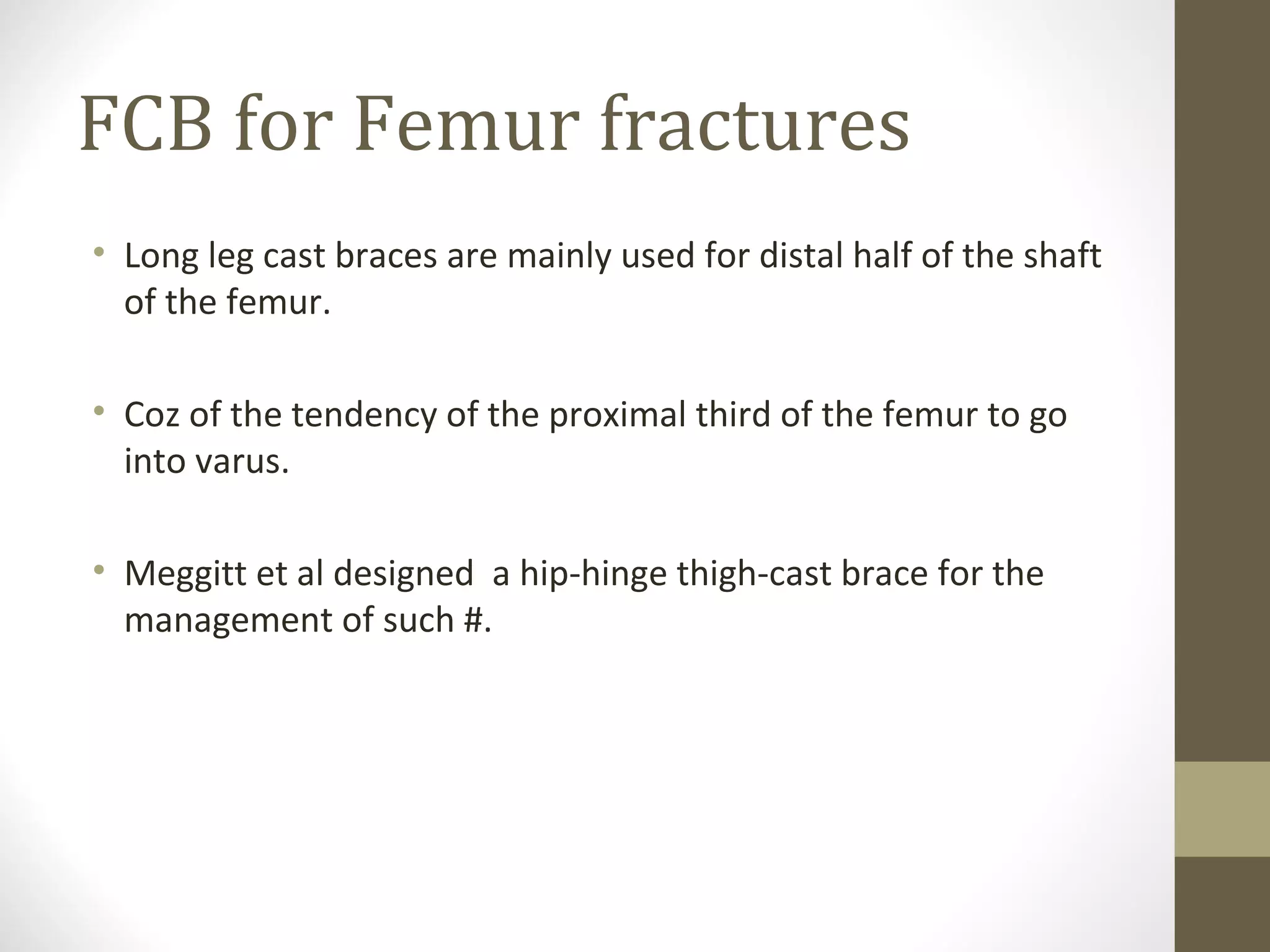 Functional cast bracing | PPT