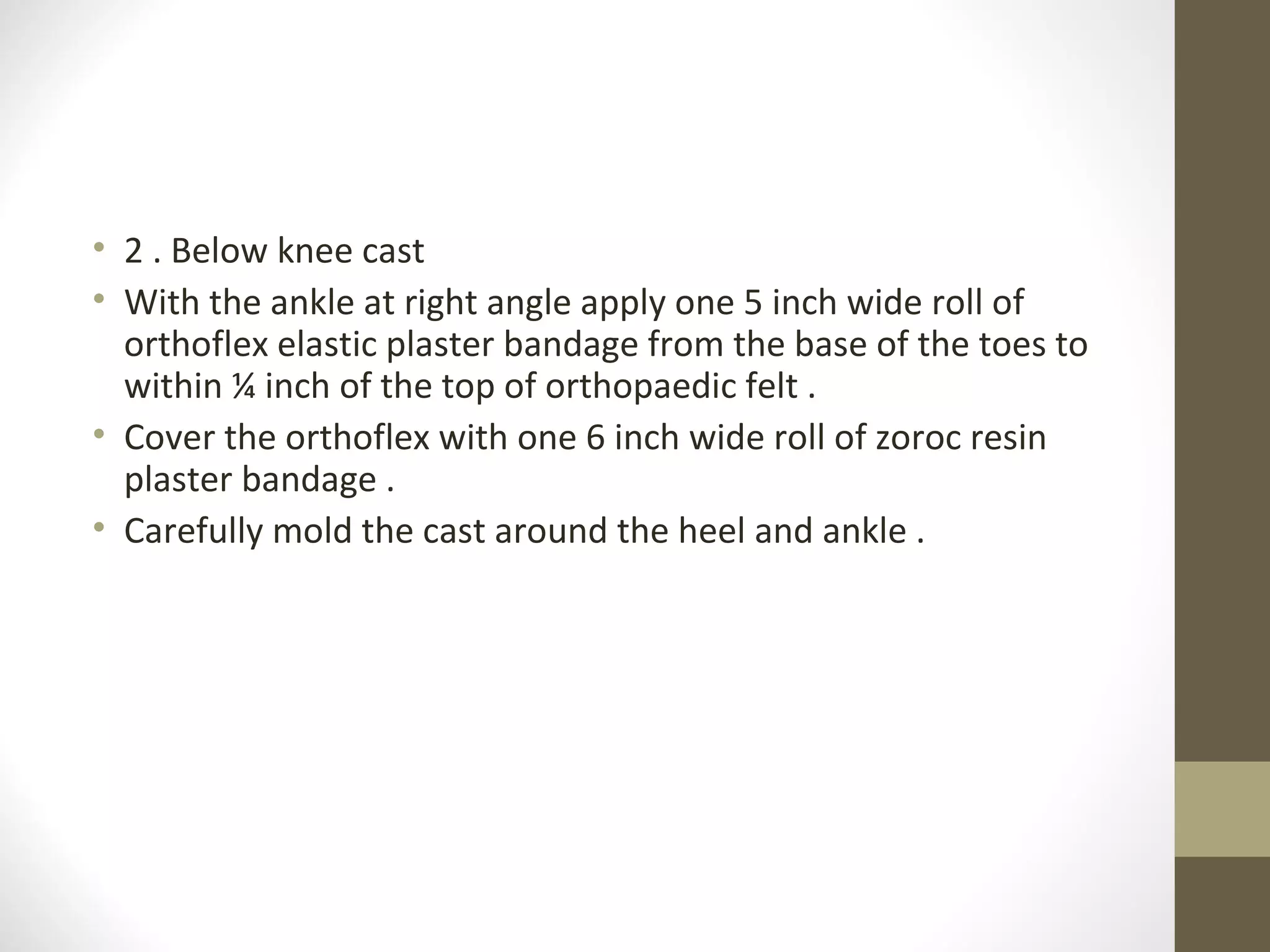 Functional cast bracing | PPT