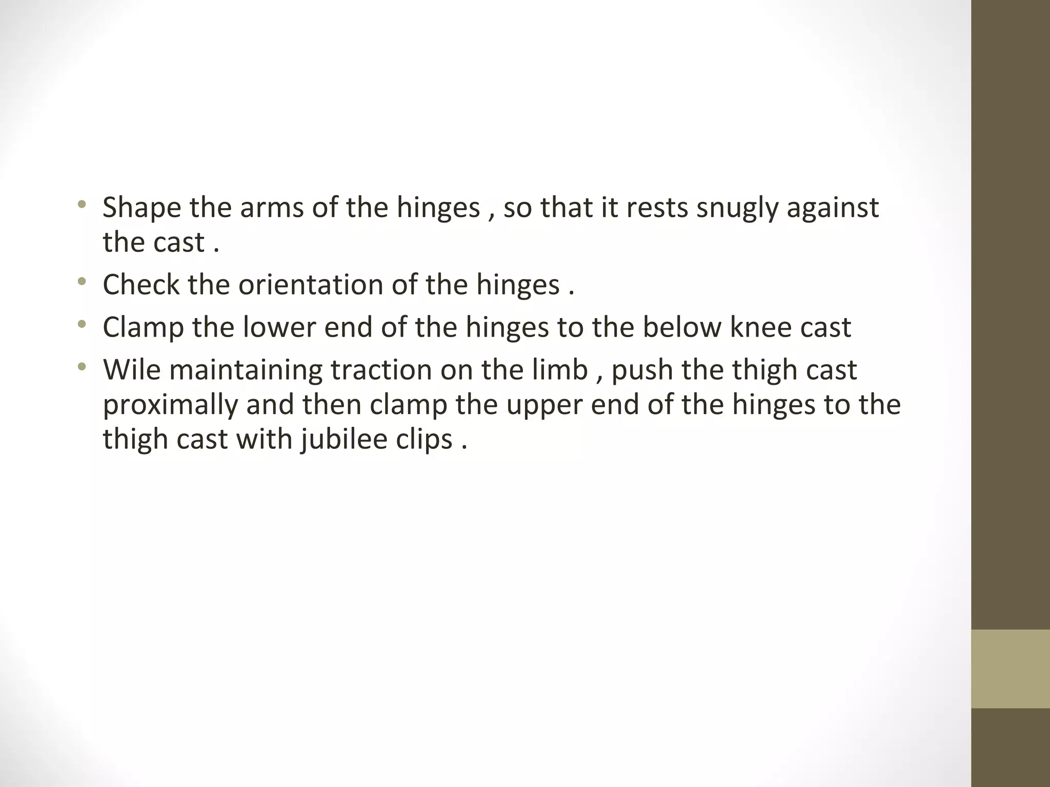 Functional cast bracing | PPT