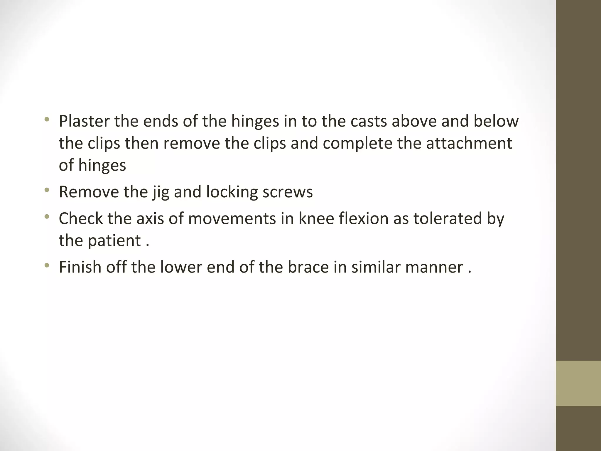 Functional cast bracing | PPT