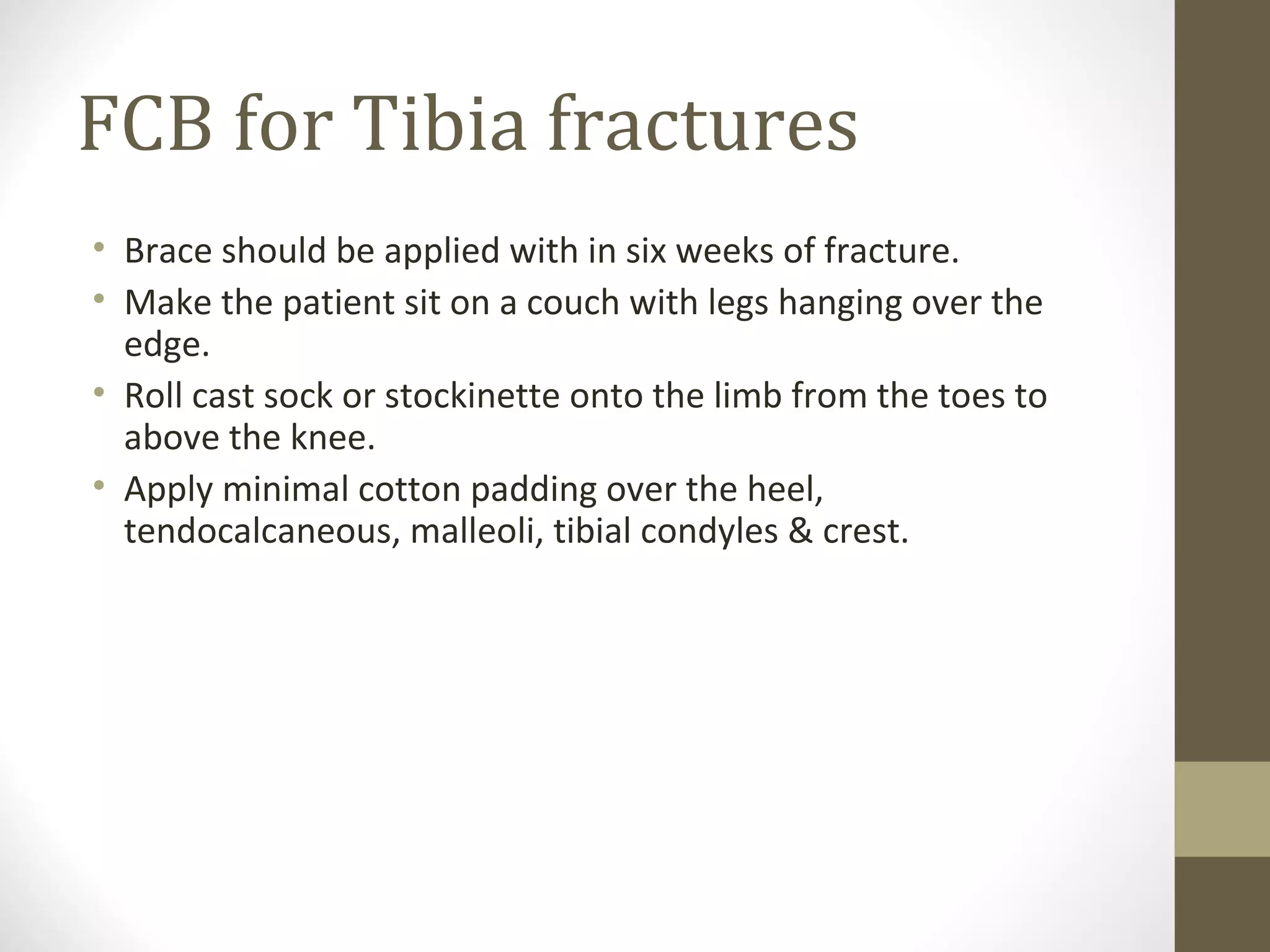 Functional cast bracing | PPT