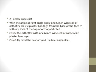 Functional cast bracing | PPT