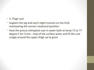 Functional cast bracing | PPT