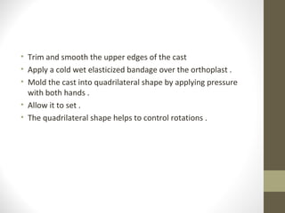 Functional cast bracing | PPT