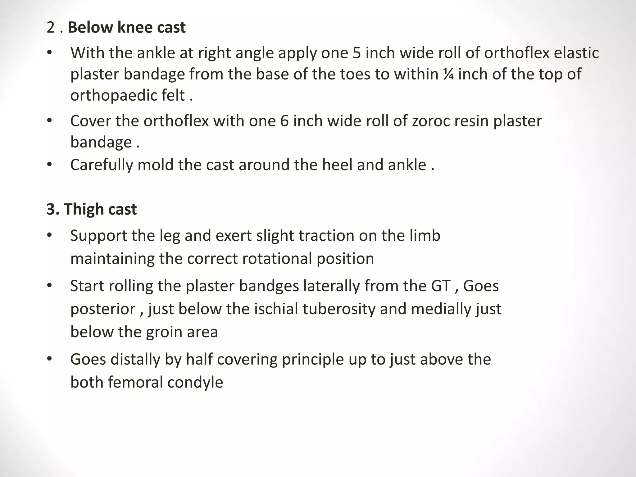 Functional cast bracing and various pop spica cast | PPTX
