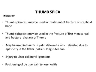 Functional cast bracing and various pop spica cast | PPTX