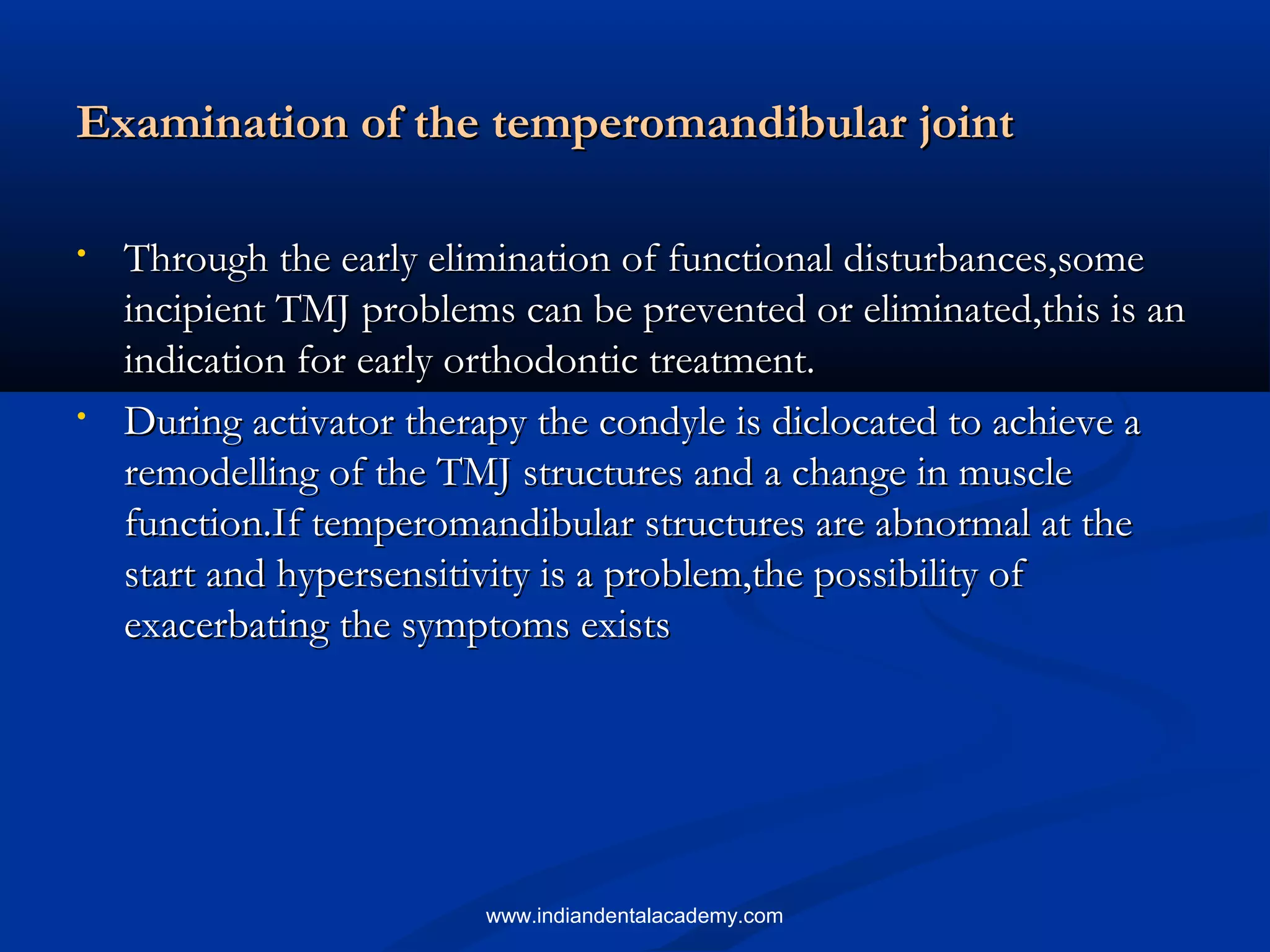 FUNCTIONAL ANALYSIS AND CEPHALOMETRIC ANALYSIS CRITERIA FOR FUNCTIONAL ...