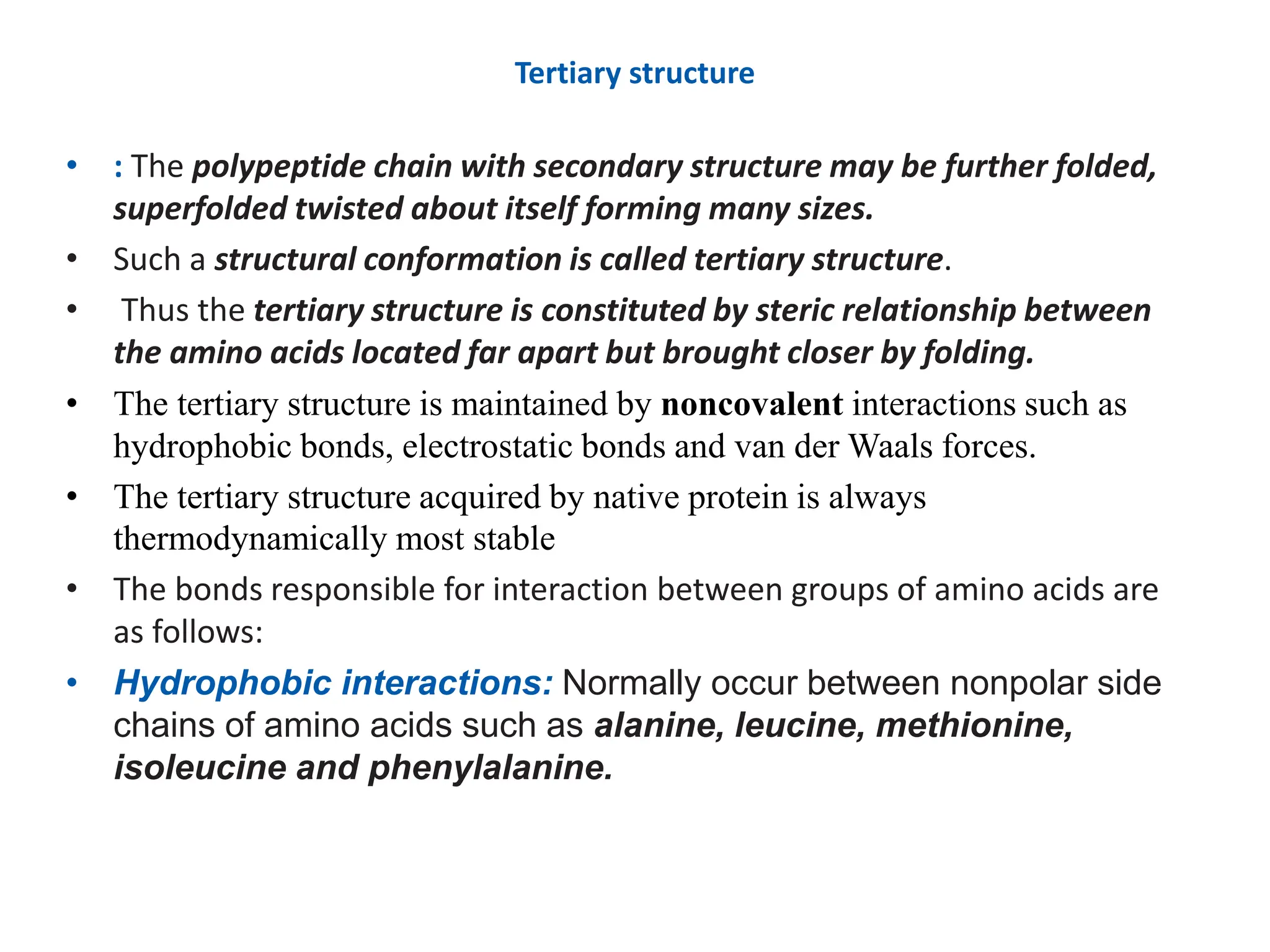 Functional classification of proteins- -pry, sec, tert, and quartenary- structure of protein by ...