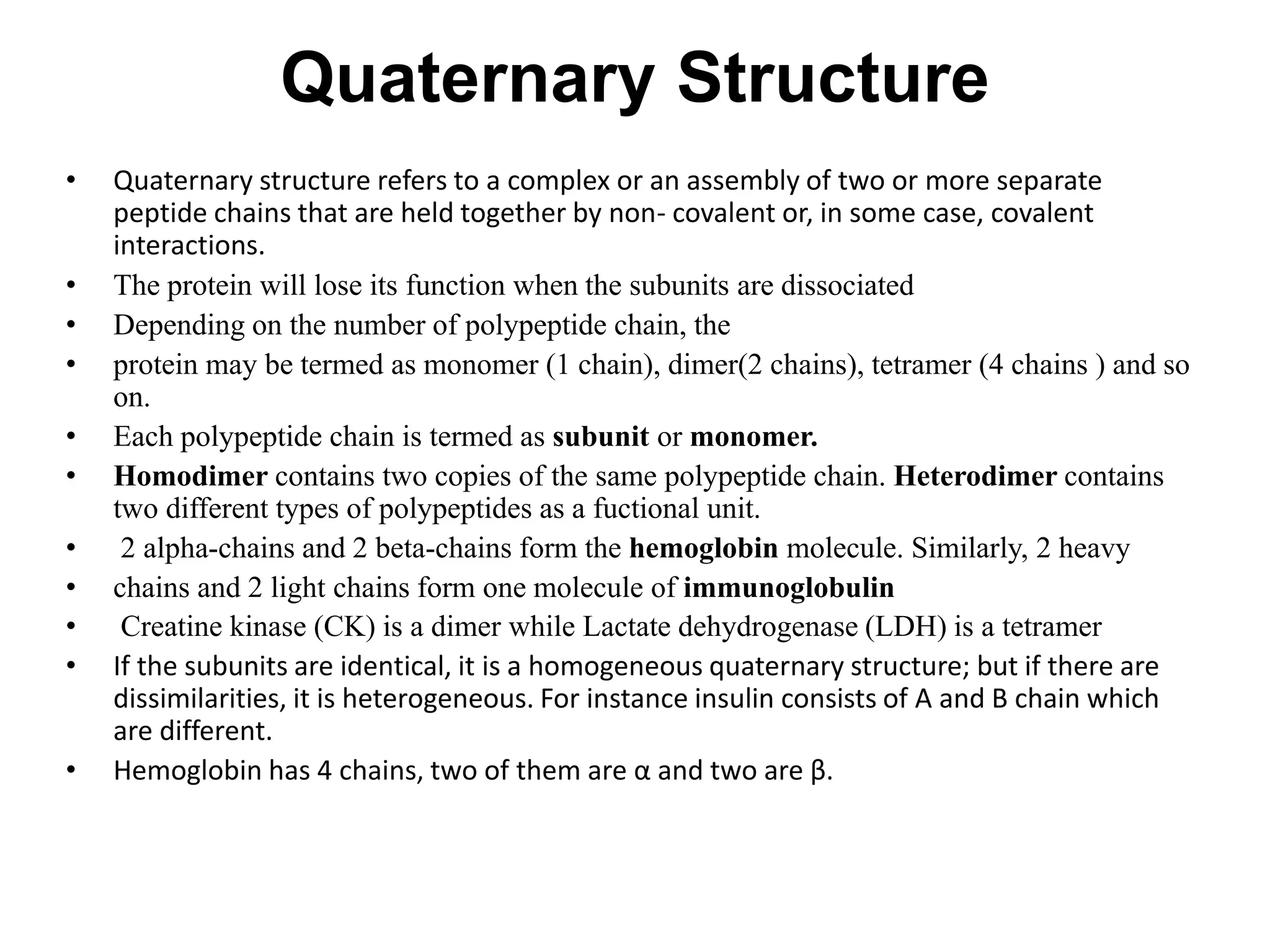 Functional classification of proteins- -pry, sec, tert, and quartenary- structure of protein by ...