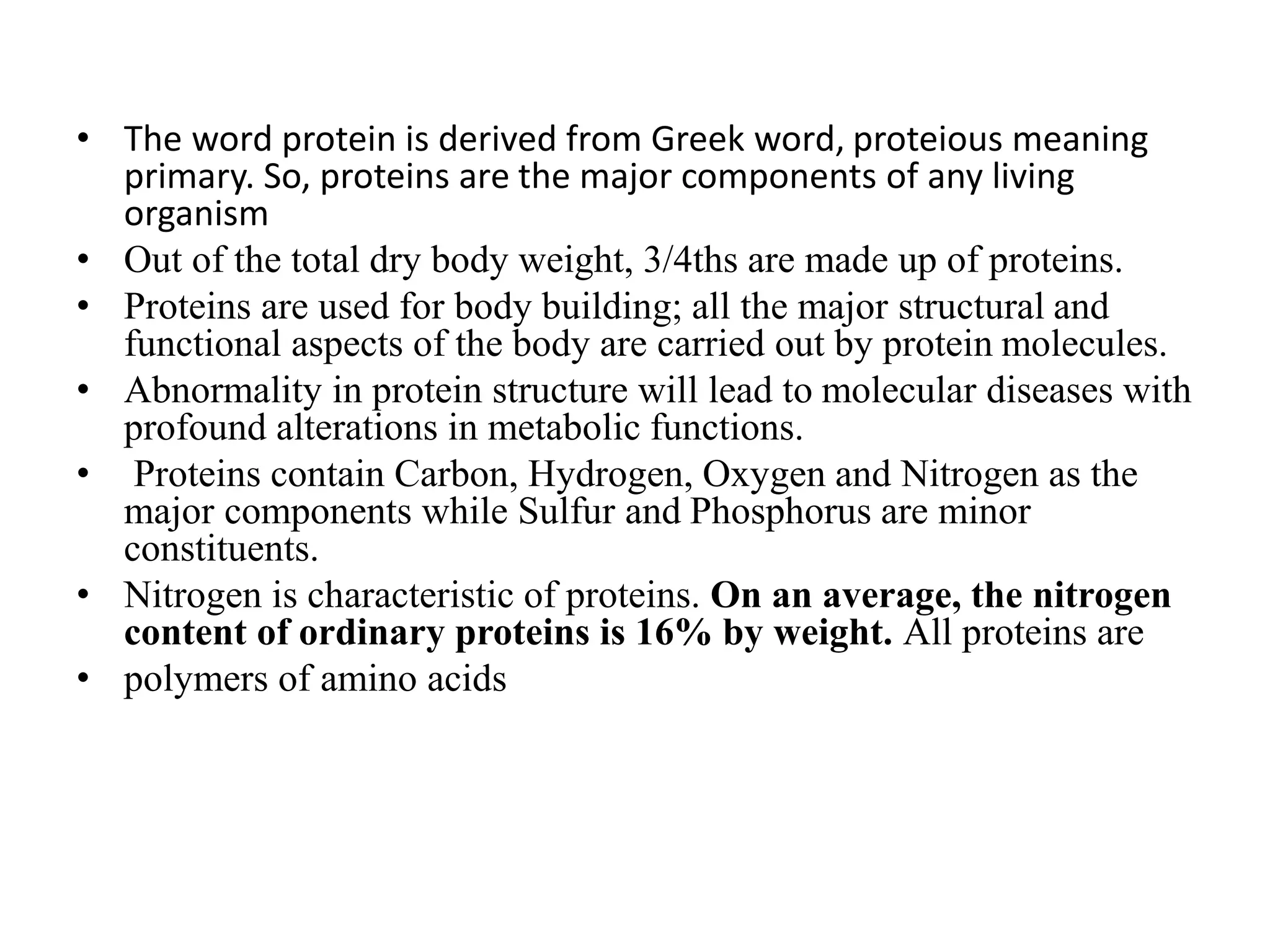 Functional classification of proteins- -pry, sec, tert, and quartenary- structure of protein by ...