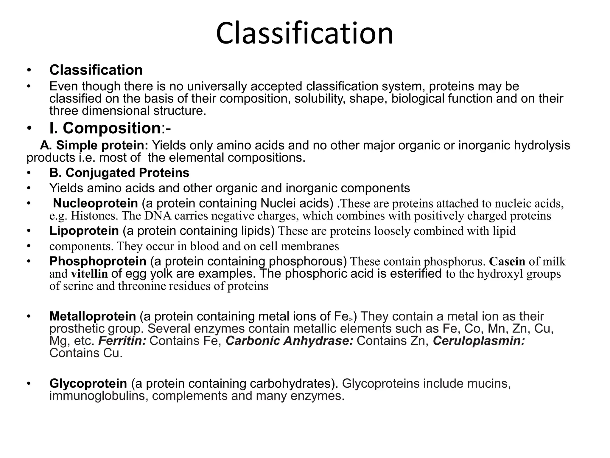 Functional classification of proteins- -pry, sec, tert, and quartenary- structure of protein by ...