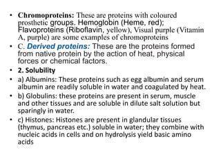 Functional classification of proteins- -pry, sec, tert, and quartenary ...