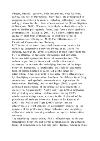 Functional Communication Training20Functiona | PDF