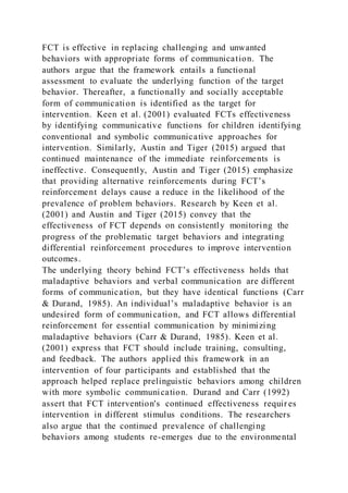 Functional Communication Training20Functiona | PDF