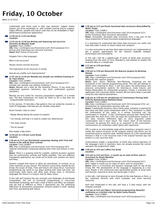 Functional conf 2014_schedule | PDF