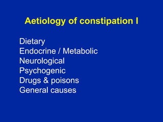 Functional constipation | PPTX
