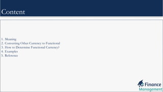 Functional Currency | PPT