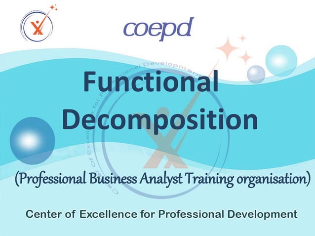 Functional decomposition | PPTX