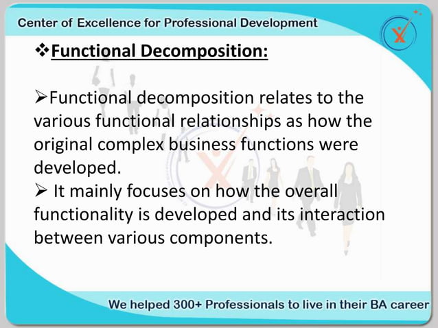 Functional decomposition | PPTX
