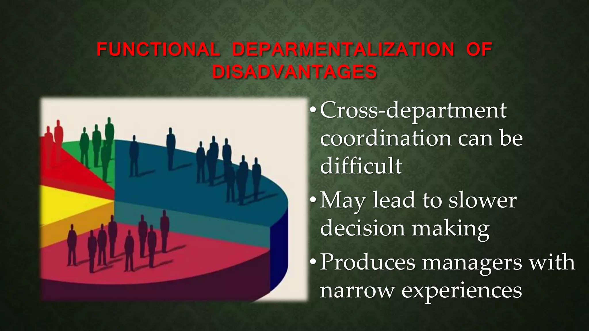 Functional departmentalization | PPTX