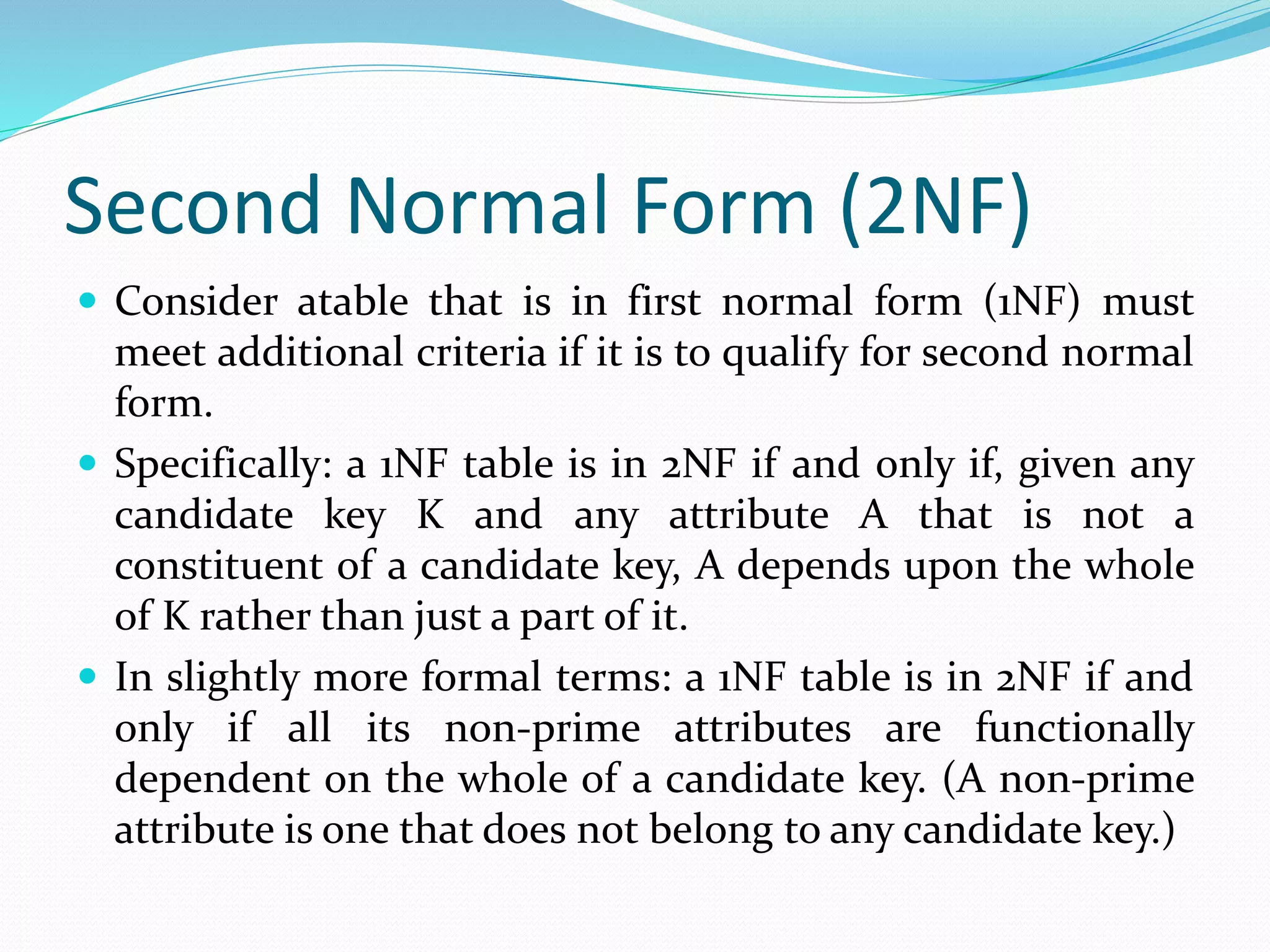Functional dependencies and normalization | PPTX